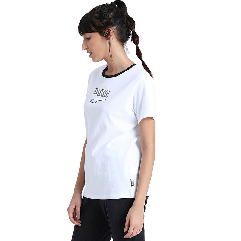 Puma Downtown Tee - White: Buy Puma Downtown Tee - White Online at Best ...