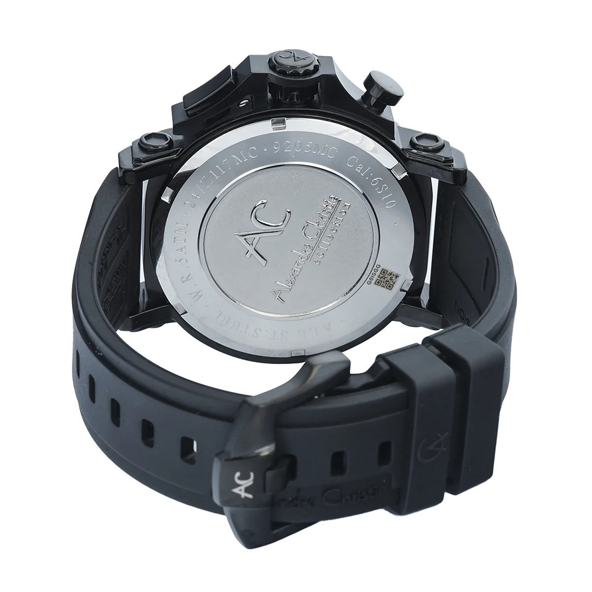 Buy Alexandre Christie Ac 6141 Mcr Black Chronograph Watch for Men (M ...