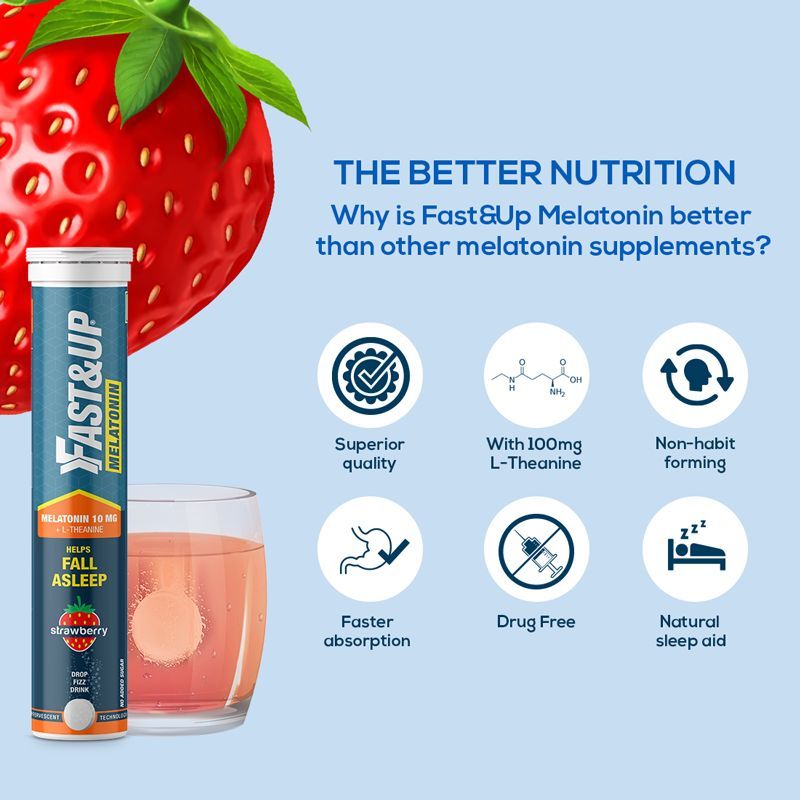 Fast&Up Melatonin Tablets - Improves Sleep Quality: Buy Fast&Up ...