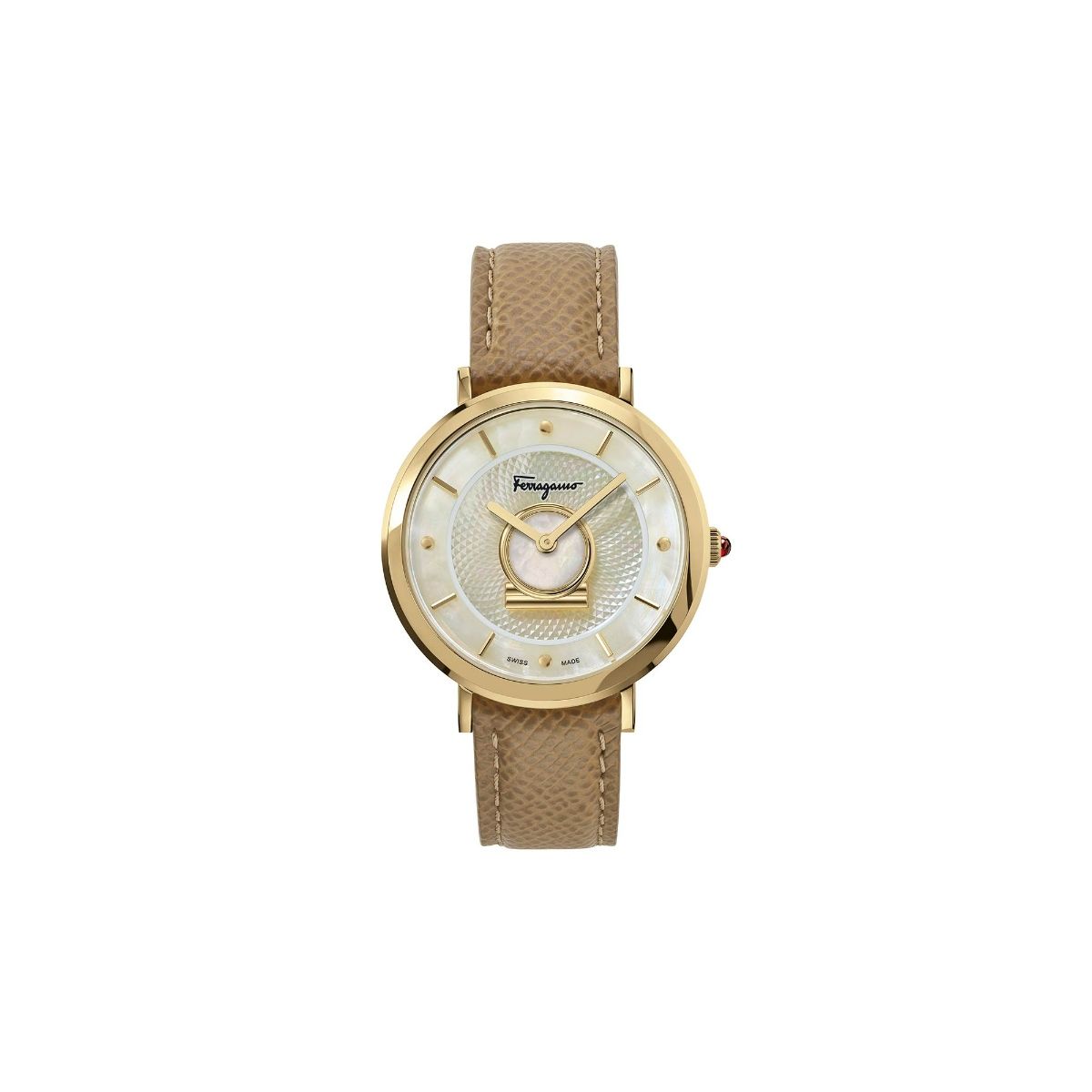 Buy Salvatore Ferragamo Analog MOP Grey Dial Women Watch - SF8200319 Online