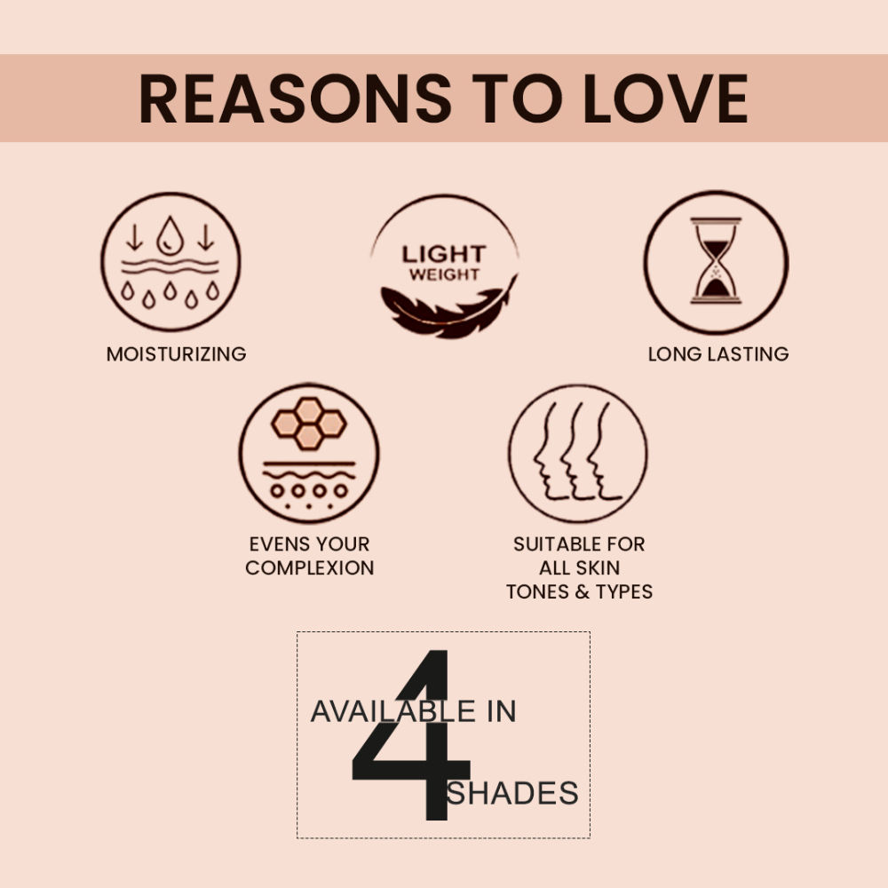 Buy FLiCKA Tomato Foundation With SPF Online