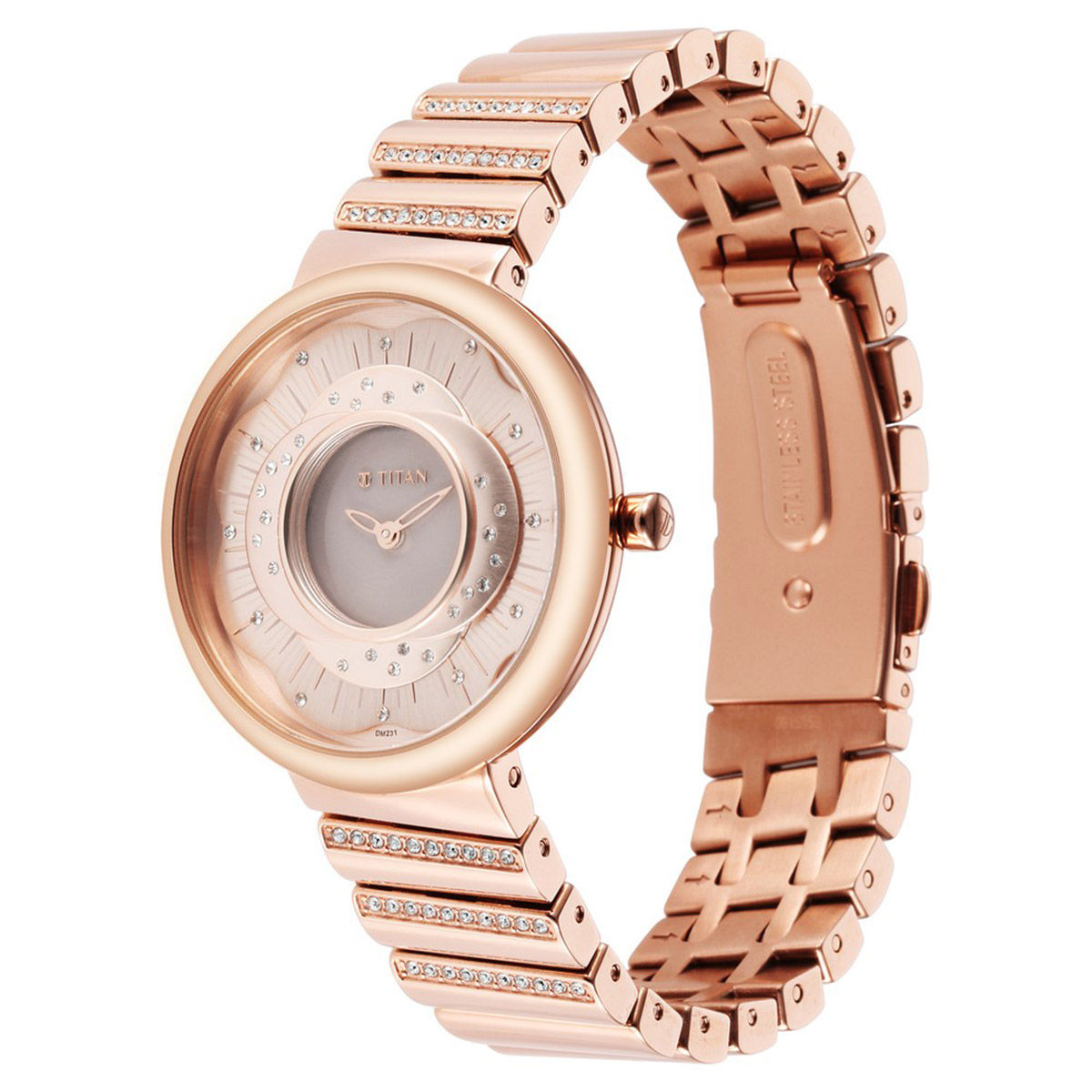 Buy Titan Purple 95160WM01 Rose Gold Dial Analog watch for Women Online