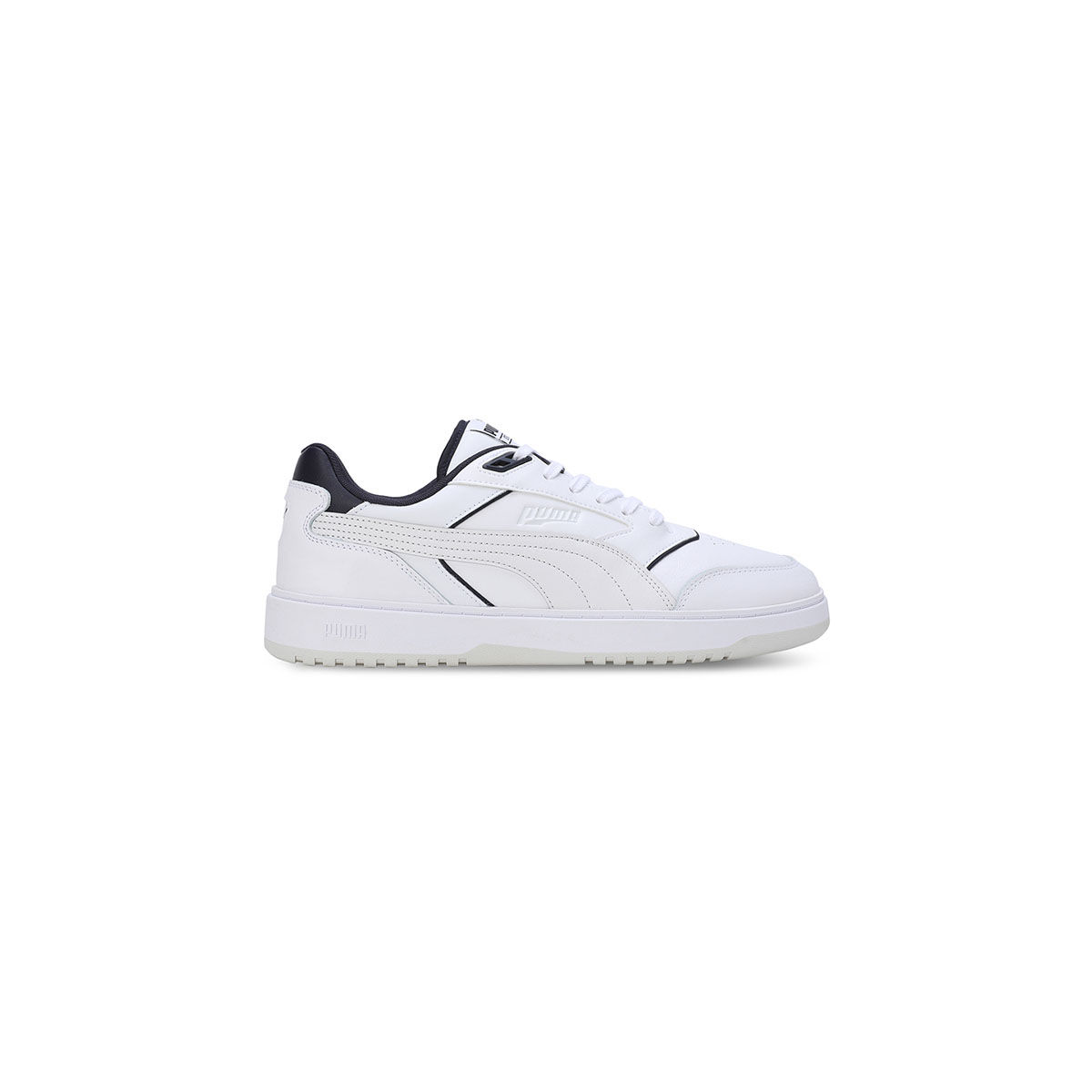 Buy Puma Doublecourt Unisex Black & White Sneakers Online