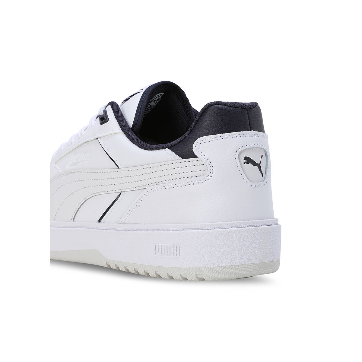 Buy Puma Doublecourt Unisex Black & White Sneakers Online