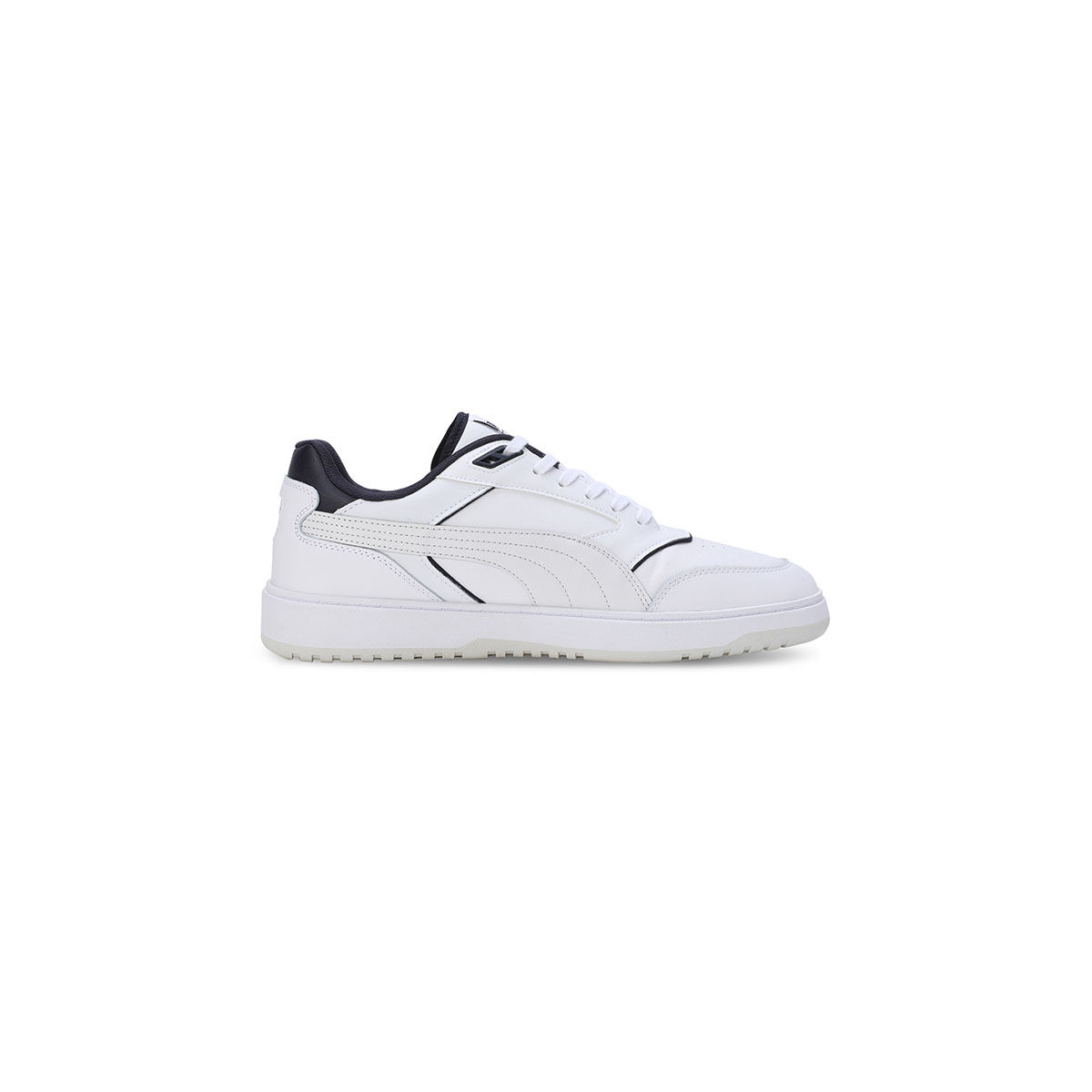 Buy Puma Doublecourt Unisex Black & White Sneakers Online