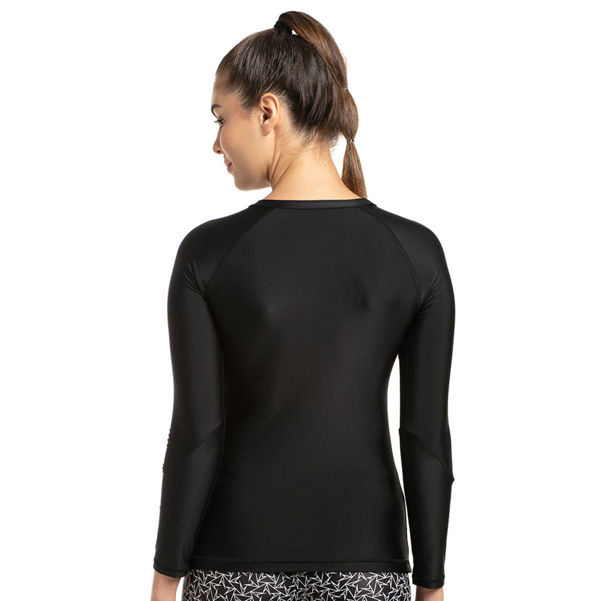 Speedo Boomstar Allover Long Sleeve Sun Top - Black: Buy Speedo ...
