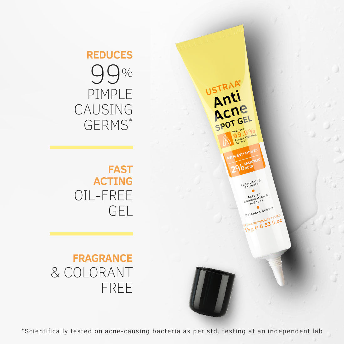 Ustraa Anti-Acne Kit (anti-acne Spot Gel & Face Wash Oily Skin): Buy ...