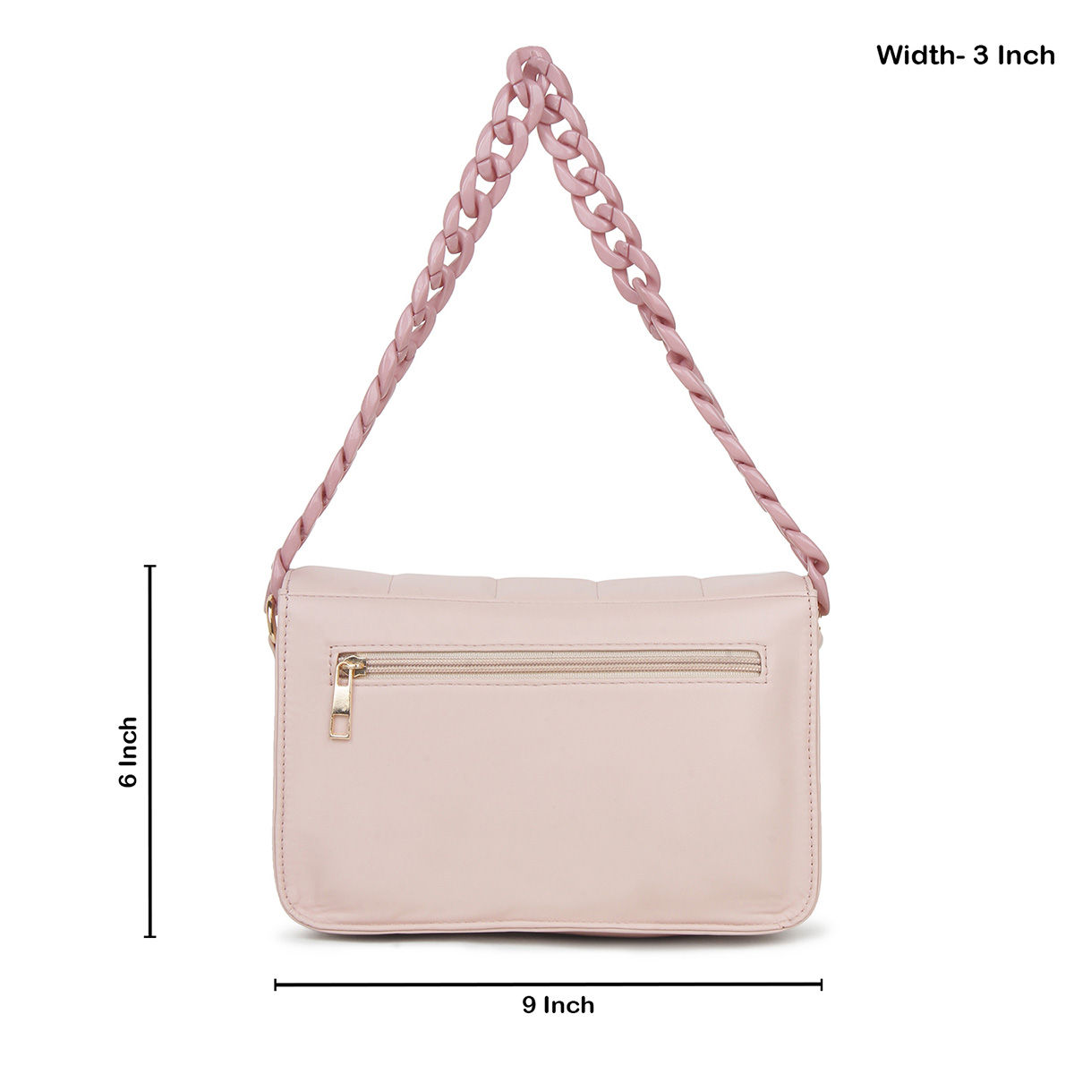 Buy Yelloe Pink Womens Handheld Chain Sling Bag Online