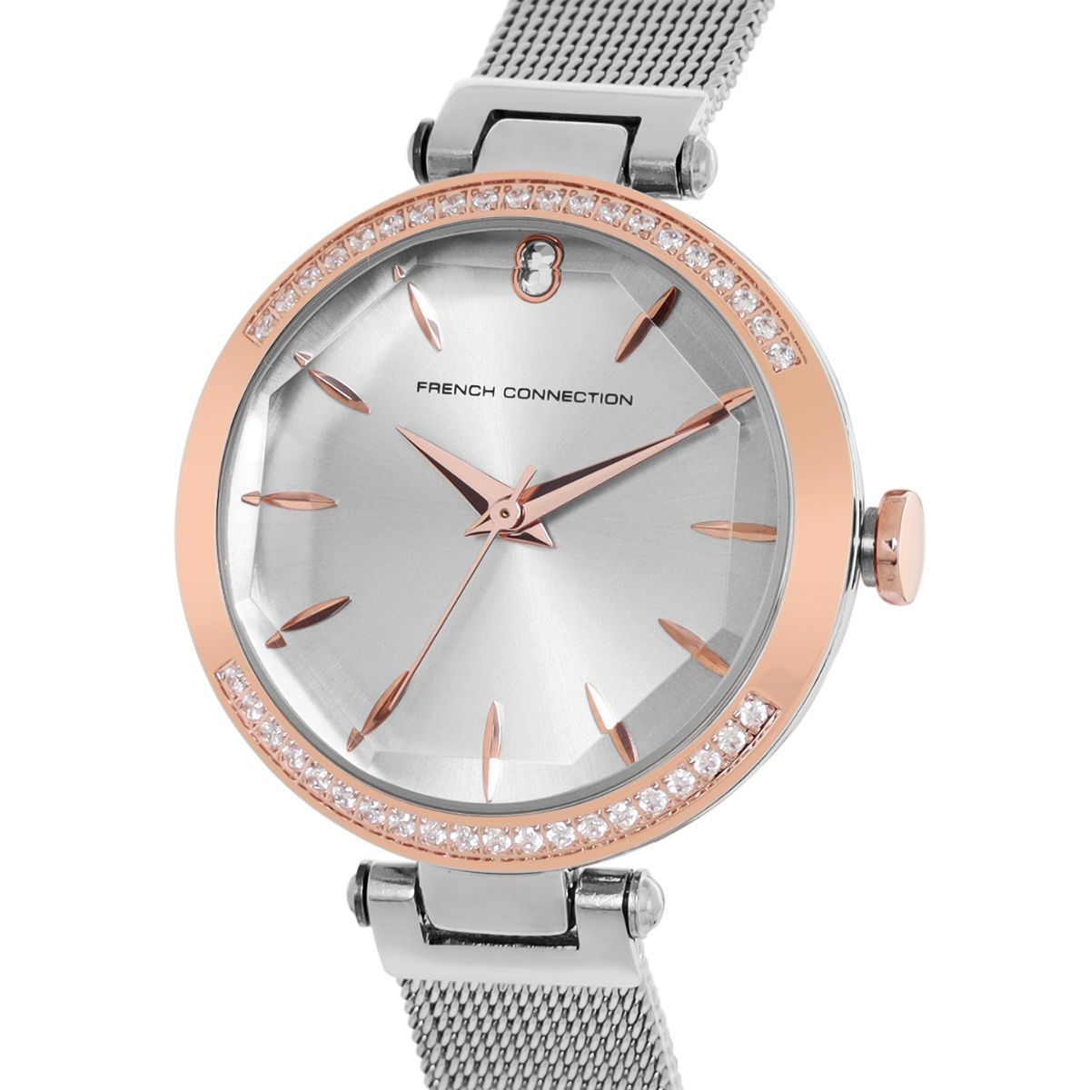 Buy French Connection Silver Analogue Watch For Women - FCP21SM Online