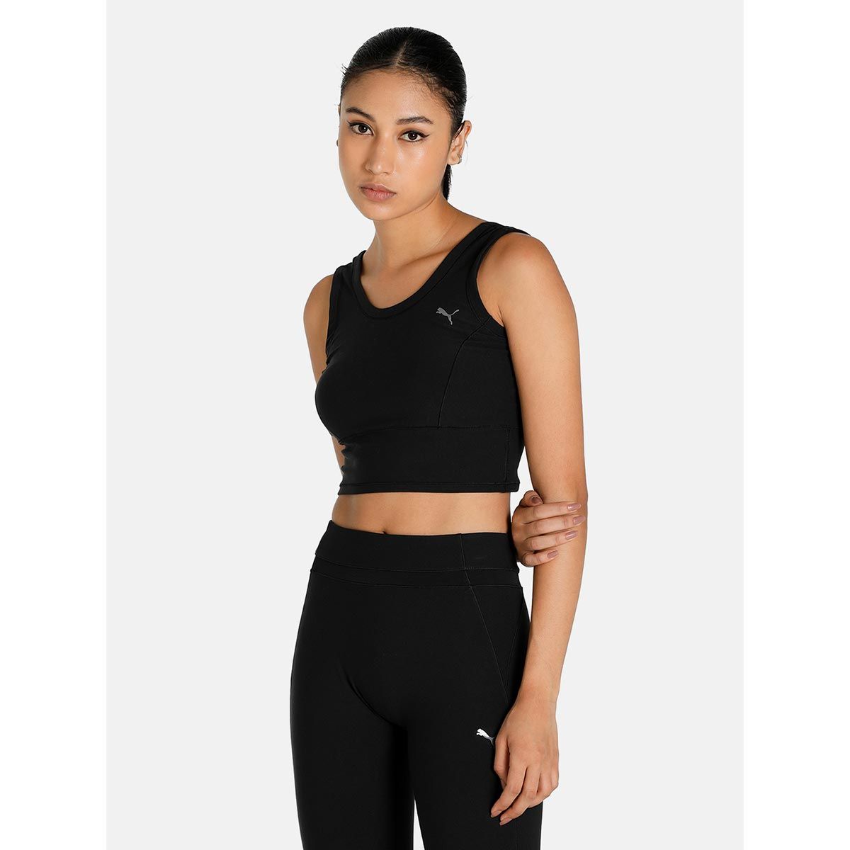 Puma Studio Yogini Luxe Cropped Women Training Tank Top: Buy Puma ...