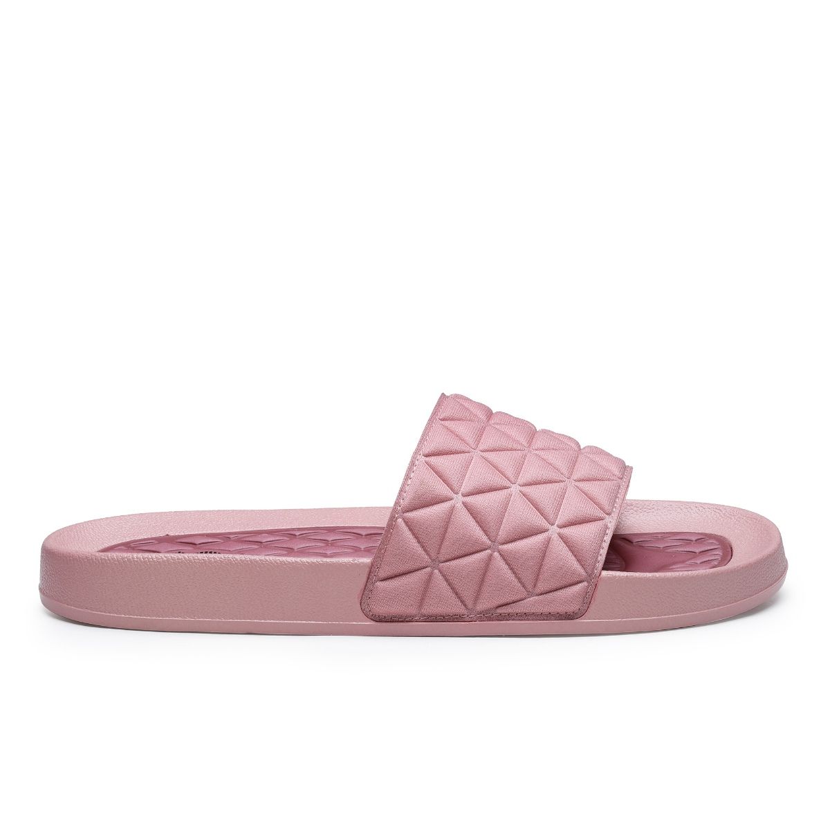 Buy SOLETHREADS Slides Stella Pink Solid Women Sliders Online