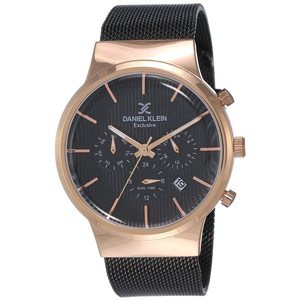 Daniel Klein Exclusive Men Black Watch: Buy Daniel Klein Exclusive Men ...