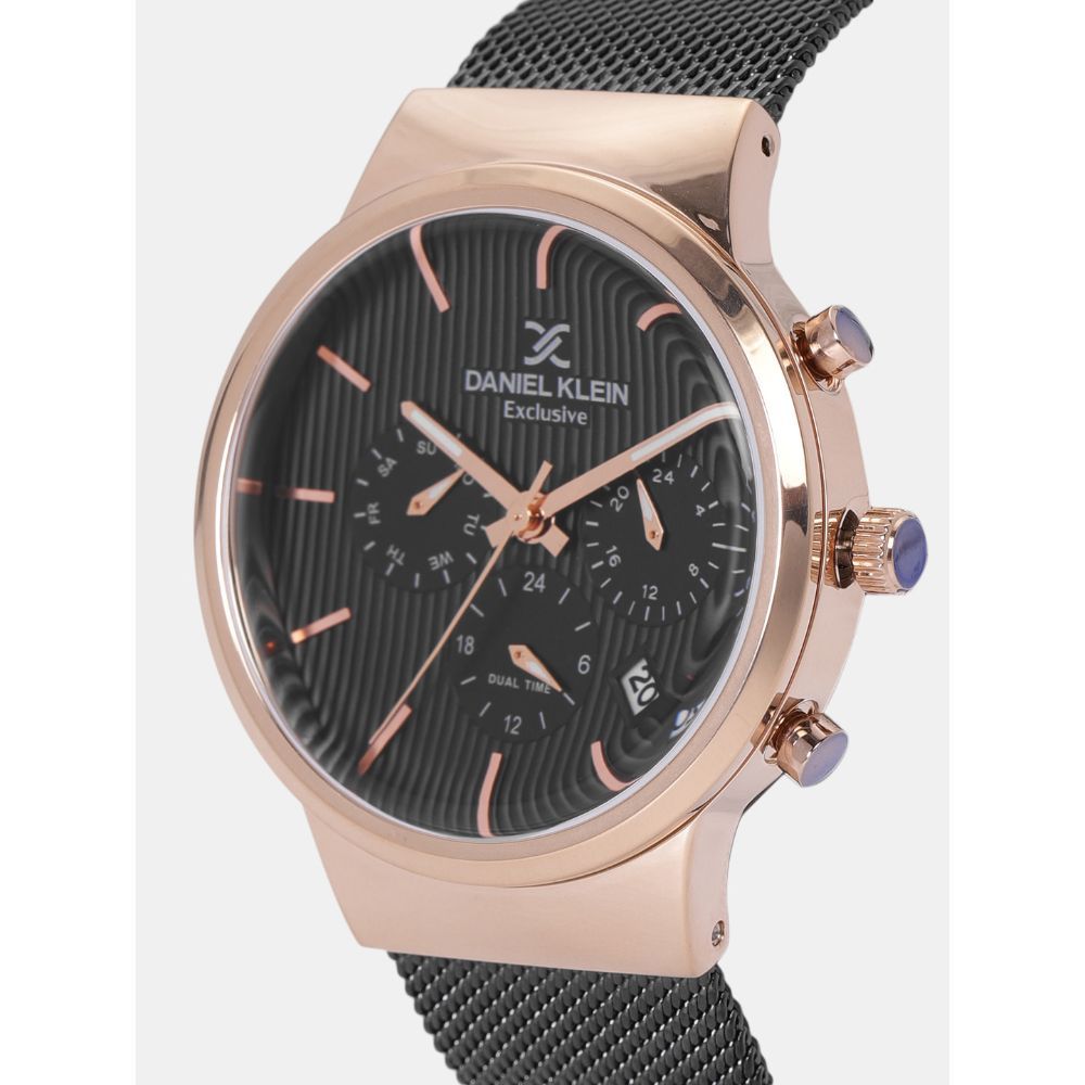 Daniel Klein Exclusive Men Black Watch: Buy Daniel Klein Exclusive Men ...