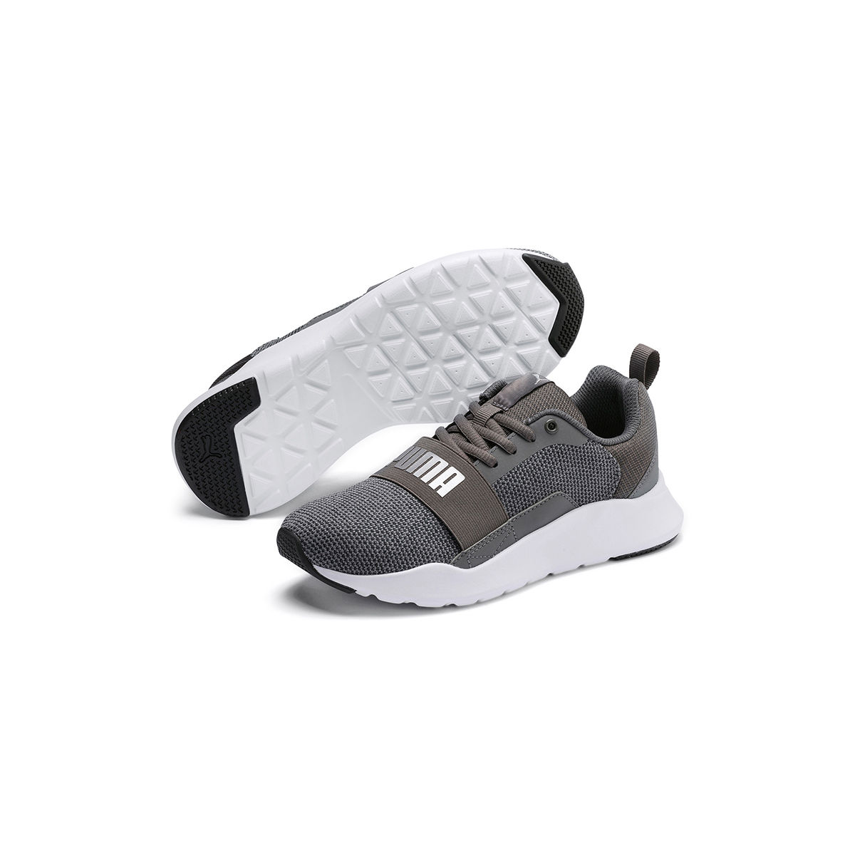 Puma Grey Wired Knit PS Shoes: Buy Puma Grey Wired Knit PS Shoes Online ...