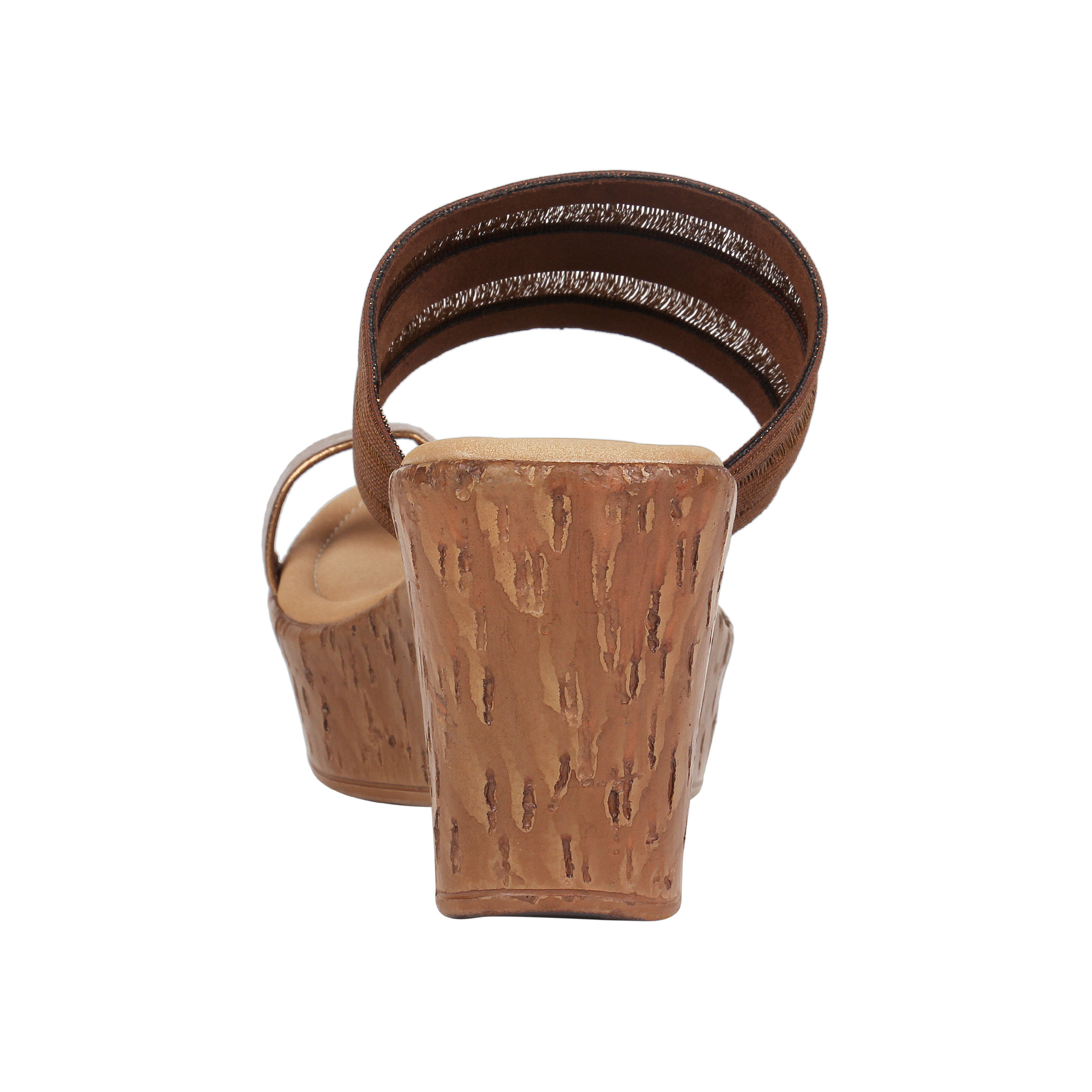 Buy CATWALK Brown Toe Ring Wedges Online
