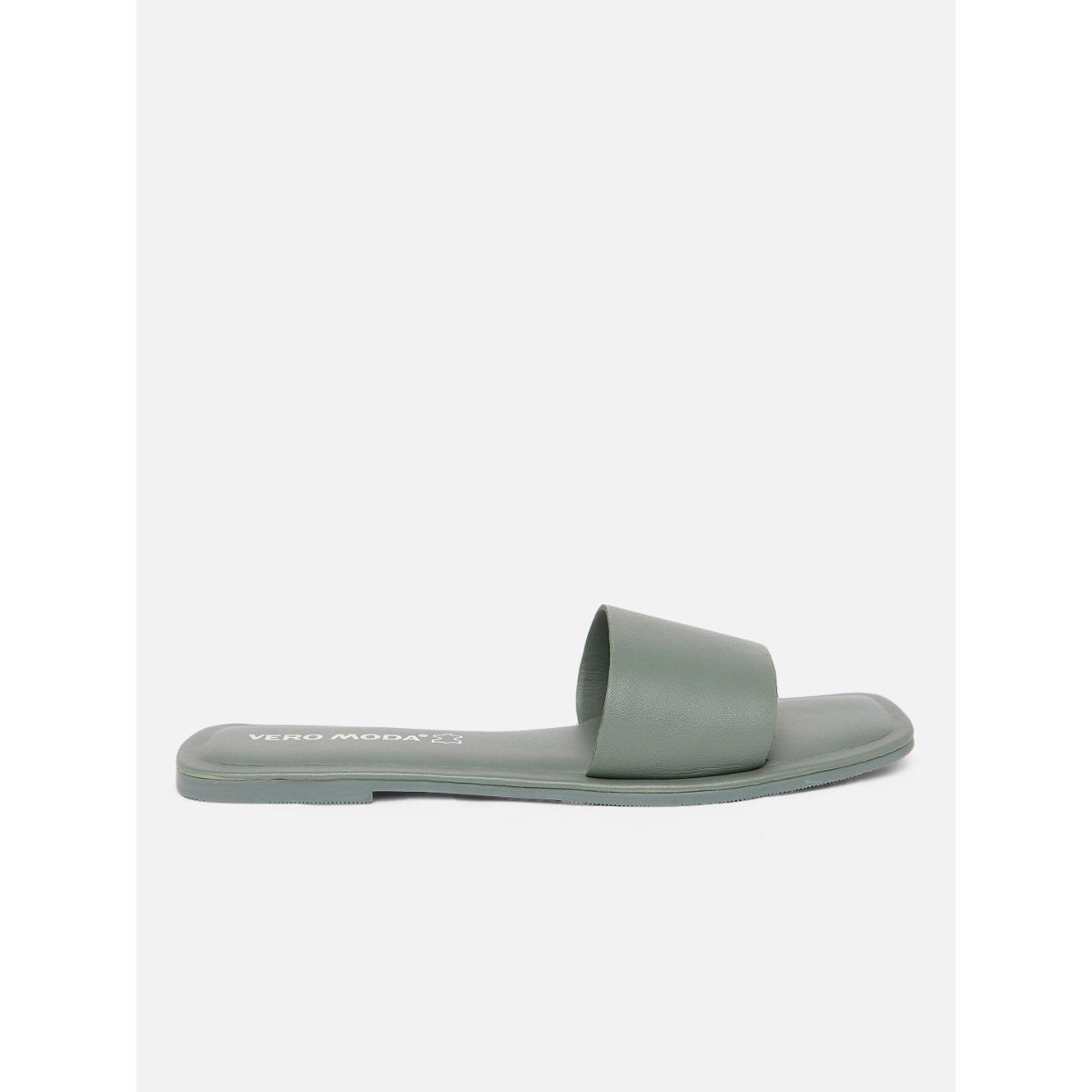 Buy VERO MODA Women Solid Green Sandals Online