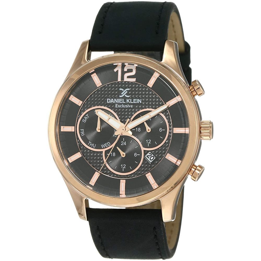 Daniel Klein Exclusive Men Black Watch: Buy Daniel Klein Exclusive Men ...