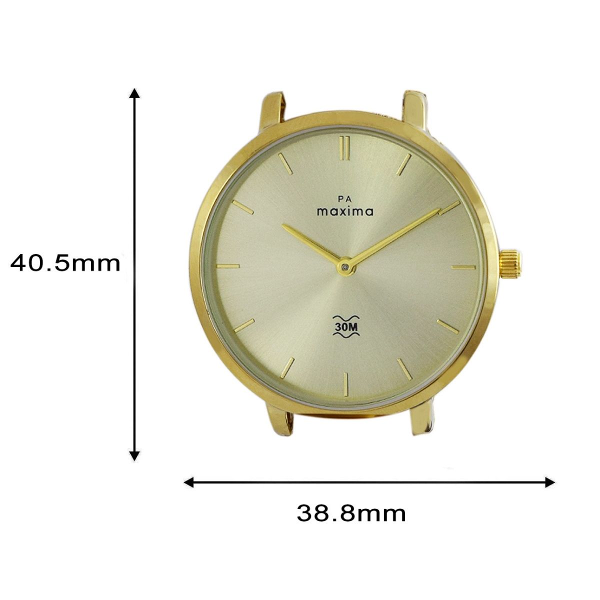 Buy PA Maxima Women 60650CMLY Gold Dial Analog Watch (M) Online