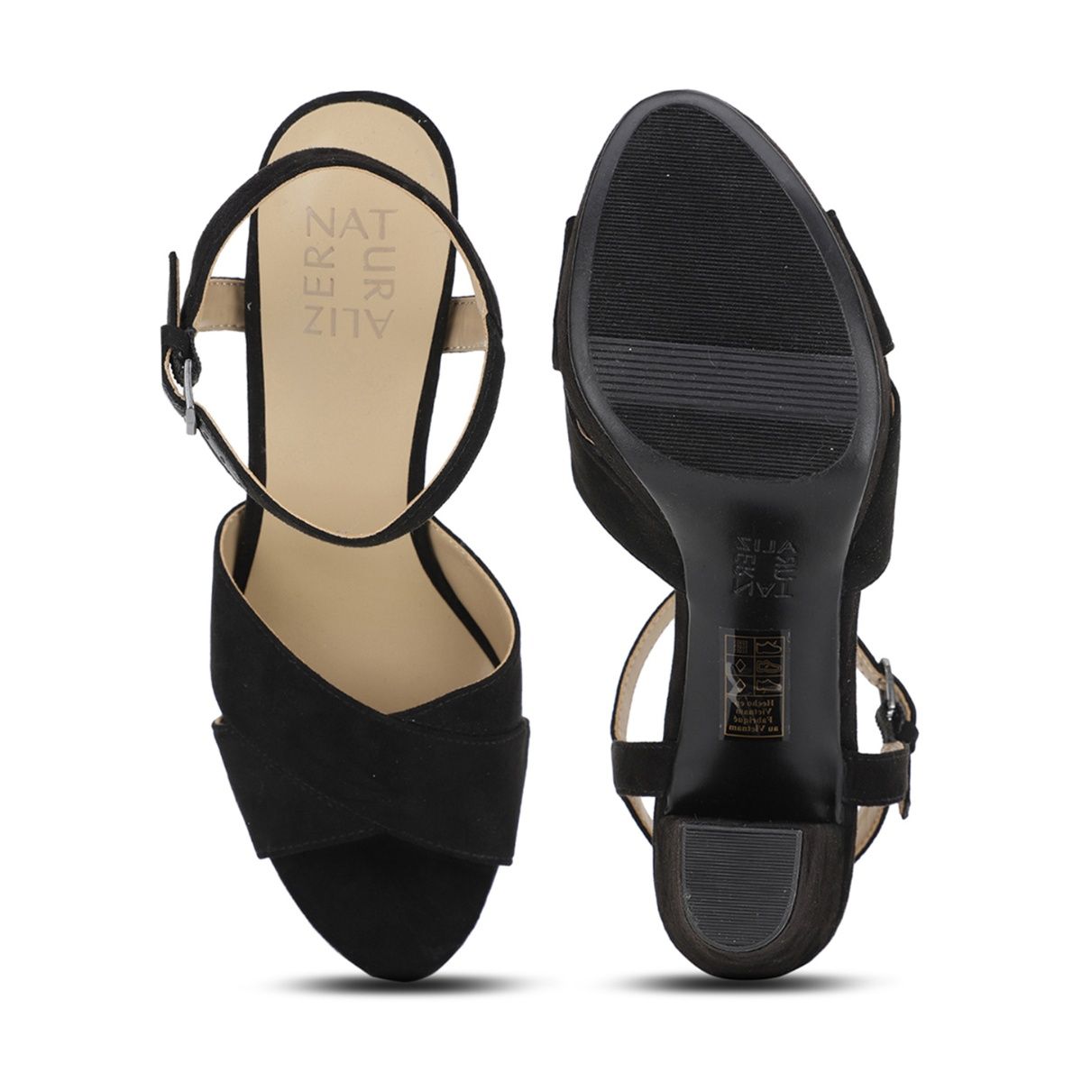 Buy Naturalizer Women Ankle Loop Heels Black Online