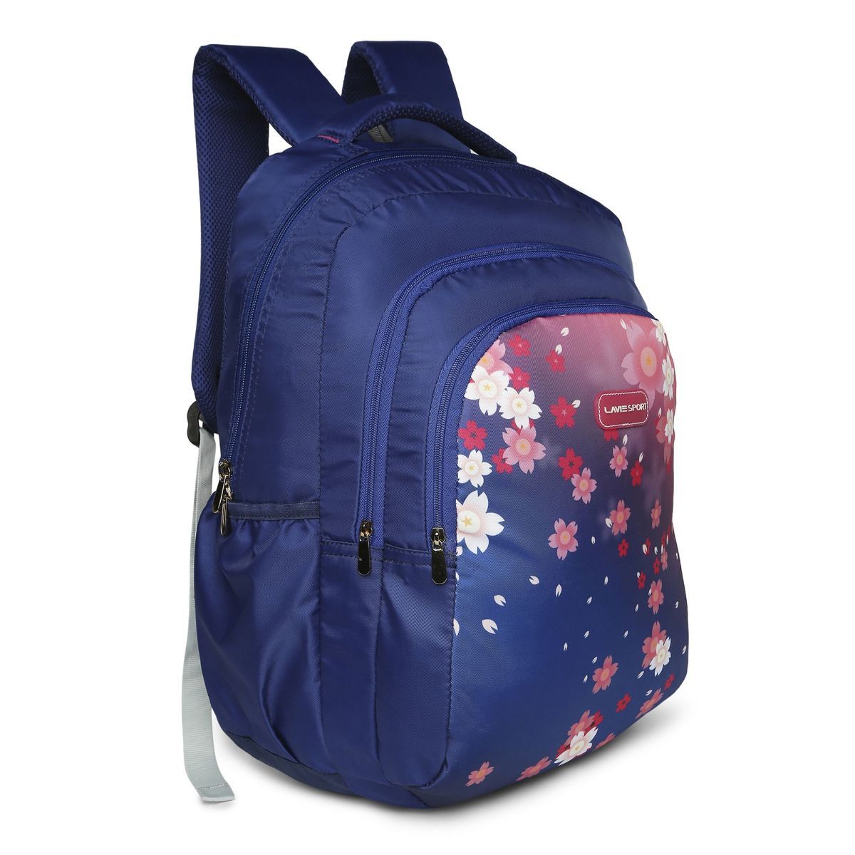 Lavie Printed Navy Blue Backpacks: Buy Lavie Printed Navy Blue Backpacks Online at Best Price in ...