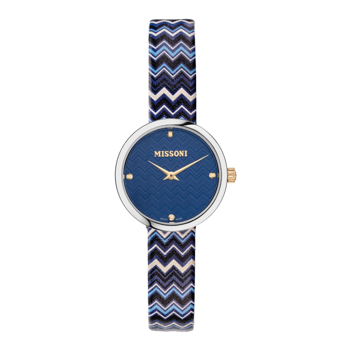 Buy Missoni Watches Analog Blue Dial Women Watch - MWY100120 Online