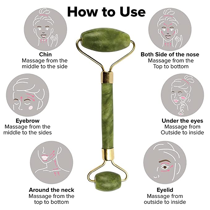 Mars by GHC Jade Roller & Gua Sha Face & Neck Massage Kit: Buy Mars by ...