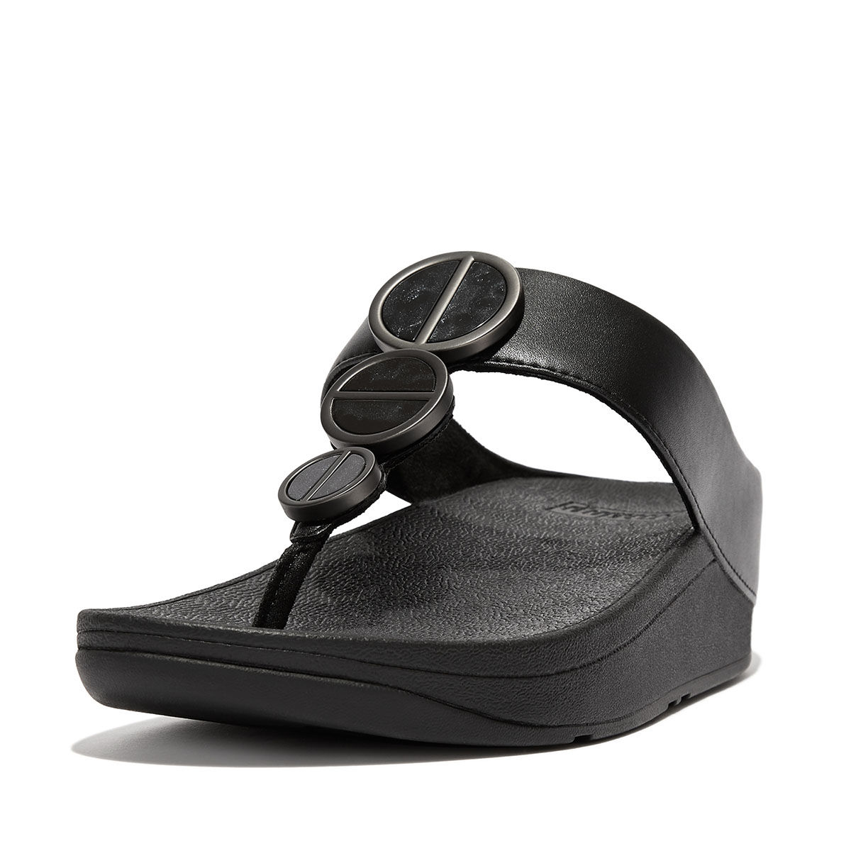 Buy Fitflop Black Synthetic Women Sandals Online