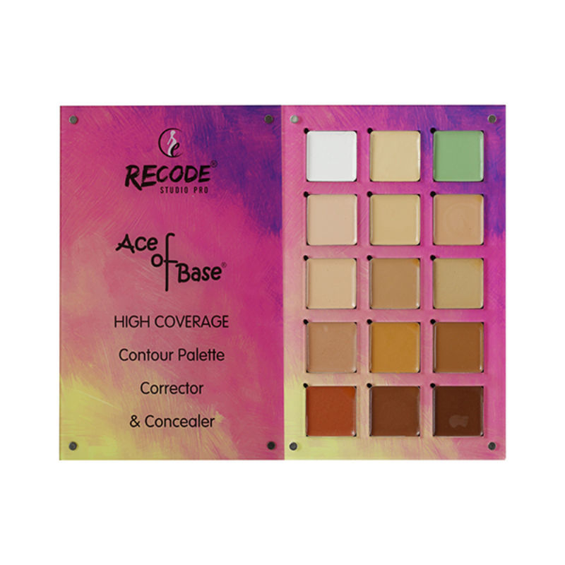 Buy Recode Beauty Concealer, Colour Corrector & Contour Palette Online