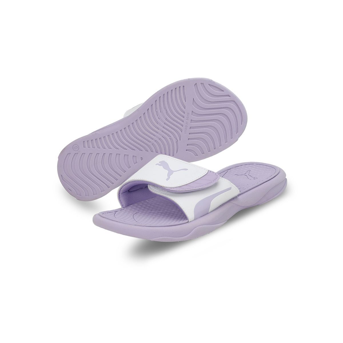 Buy Puma Royalcat Comfort Women Purple Sliders Online