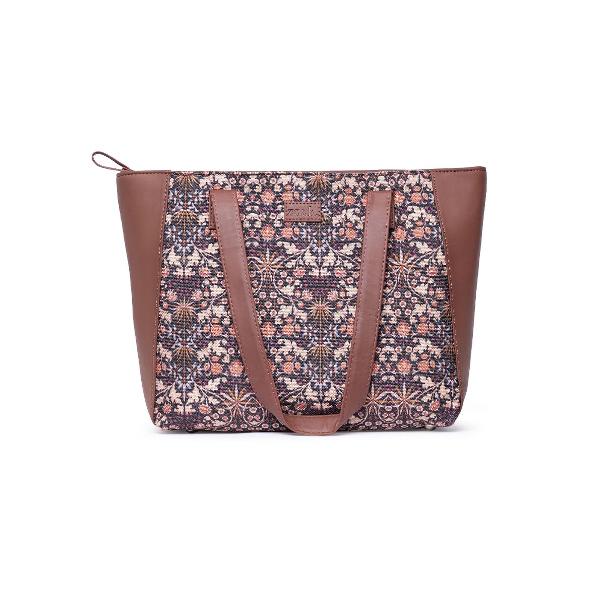 Buy Zouk Kashmir Blooms Side Tote Bag Online