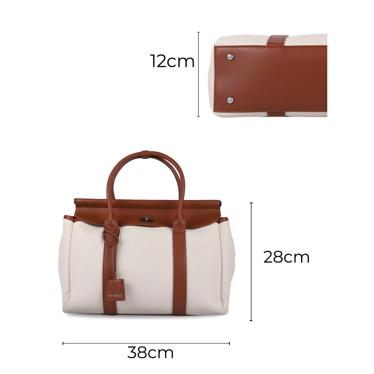 Buy MINI WESST Madeline Classic Tote Bag with Detachable Straps Online