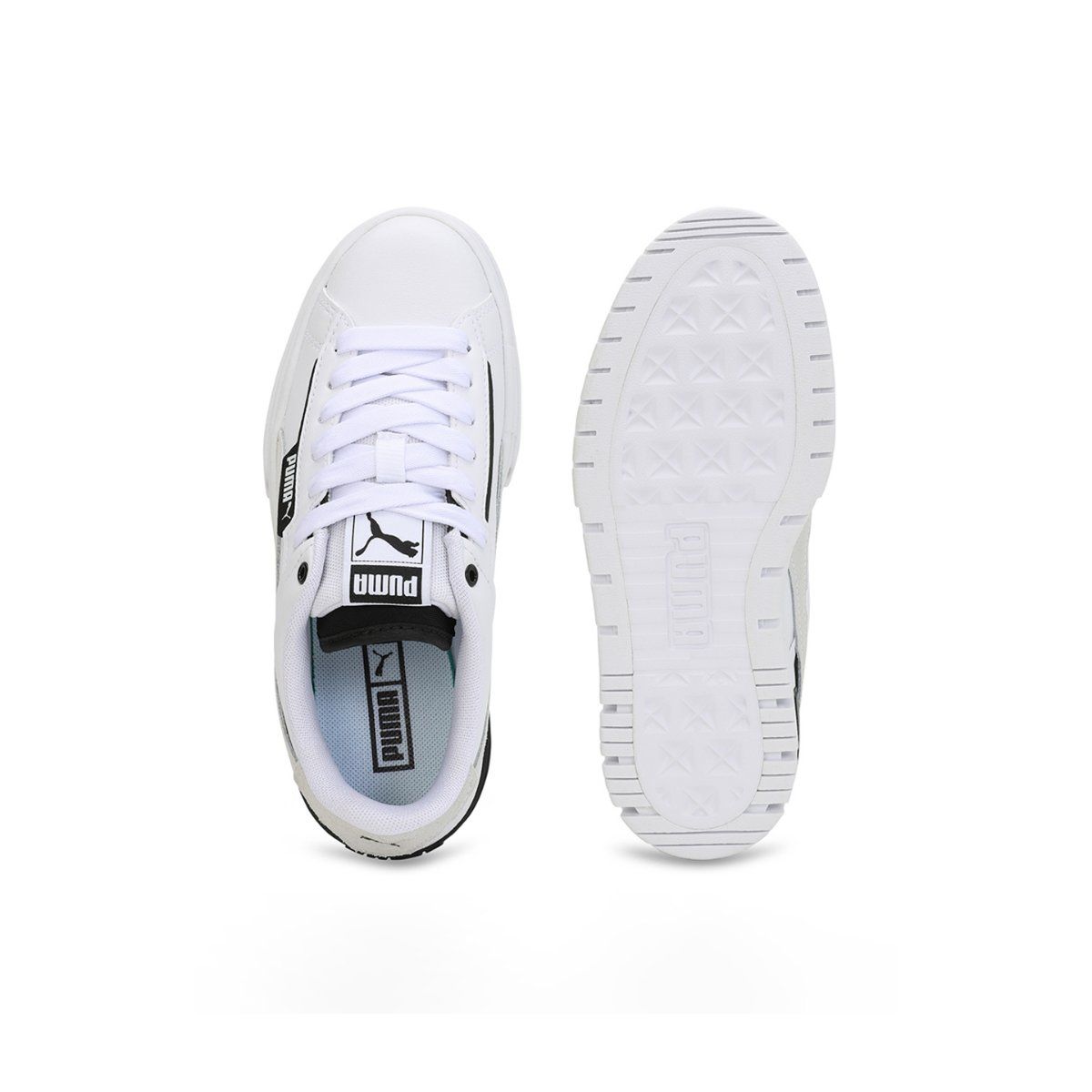 Buy Puma Mayze Crashed Womens White Sneakers Online
