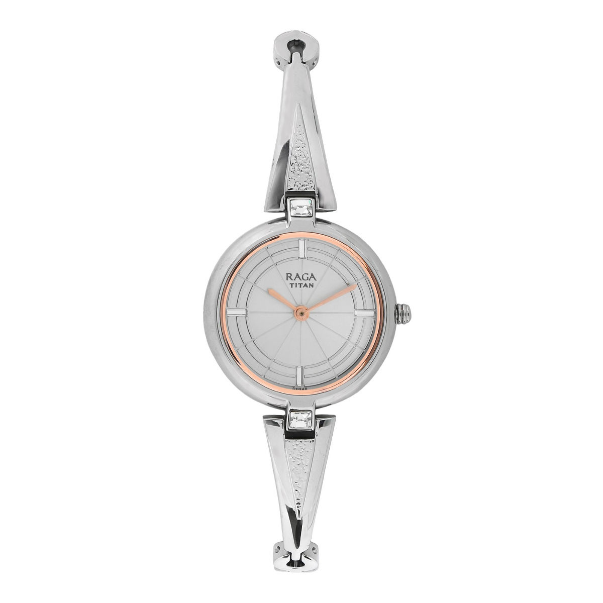 Buy Titan Raga Espana Silver Metal Strap Watch Online