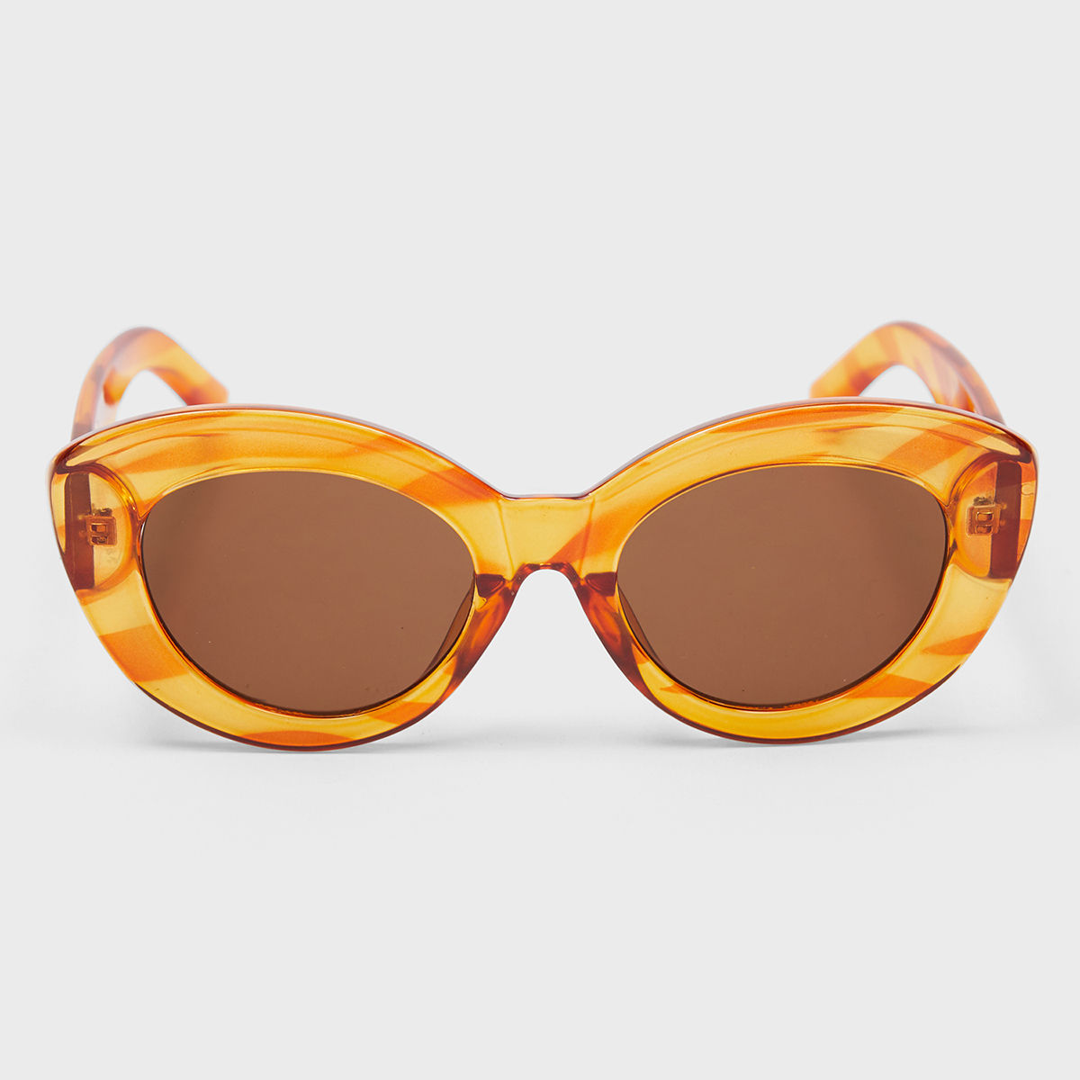 Mixt By Nykaa Fashion Orange Zebra Print Oversized Cat Eye Sunglasses Buy Mixt By Nykaa Fashion