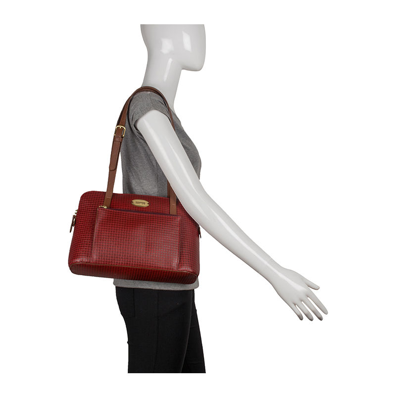 Buy Hidesign Nyle 03 SB Red Women Handbag Online
