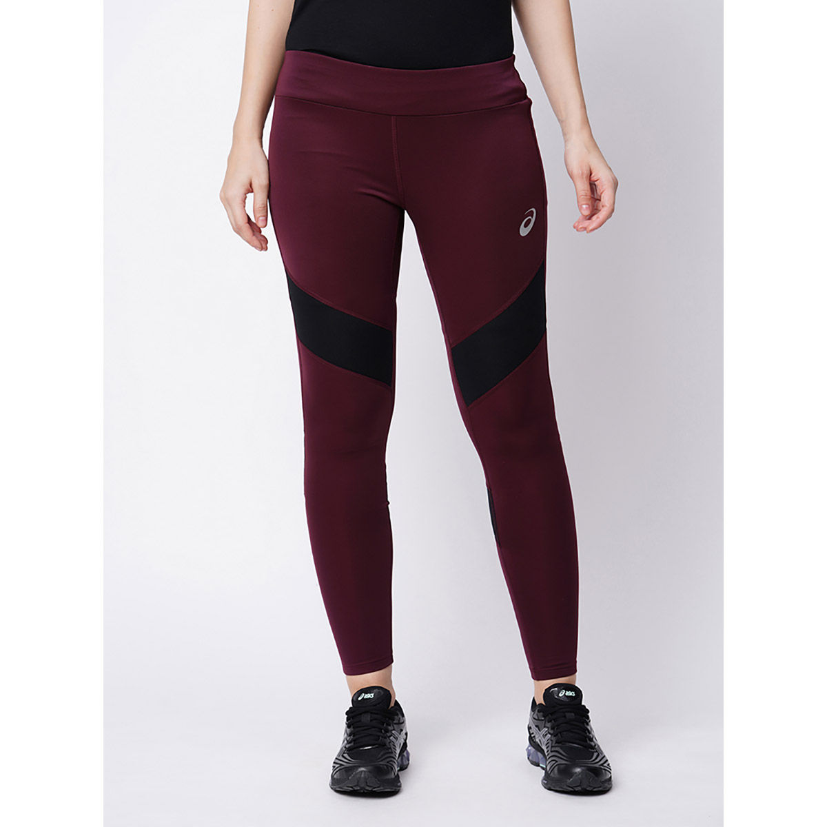 ASICS Mesh Panel Wine Womens Tights: Buy ASICS Mesh Panel Wine Womens ...