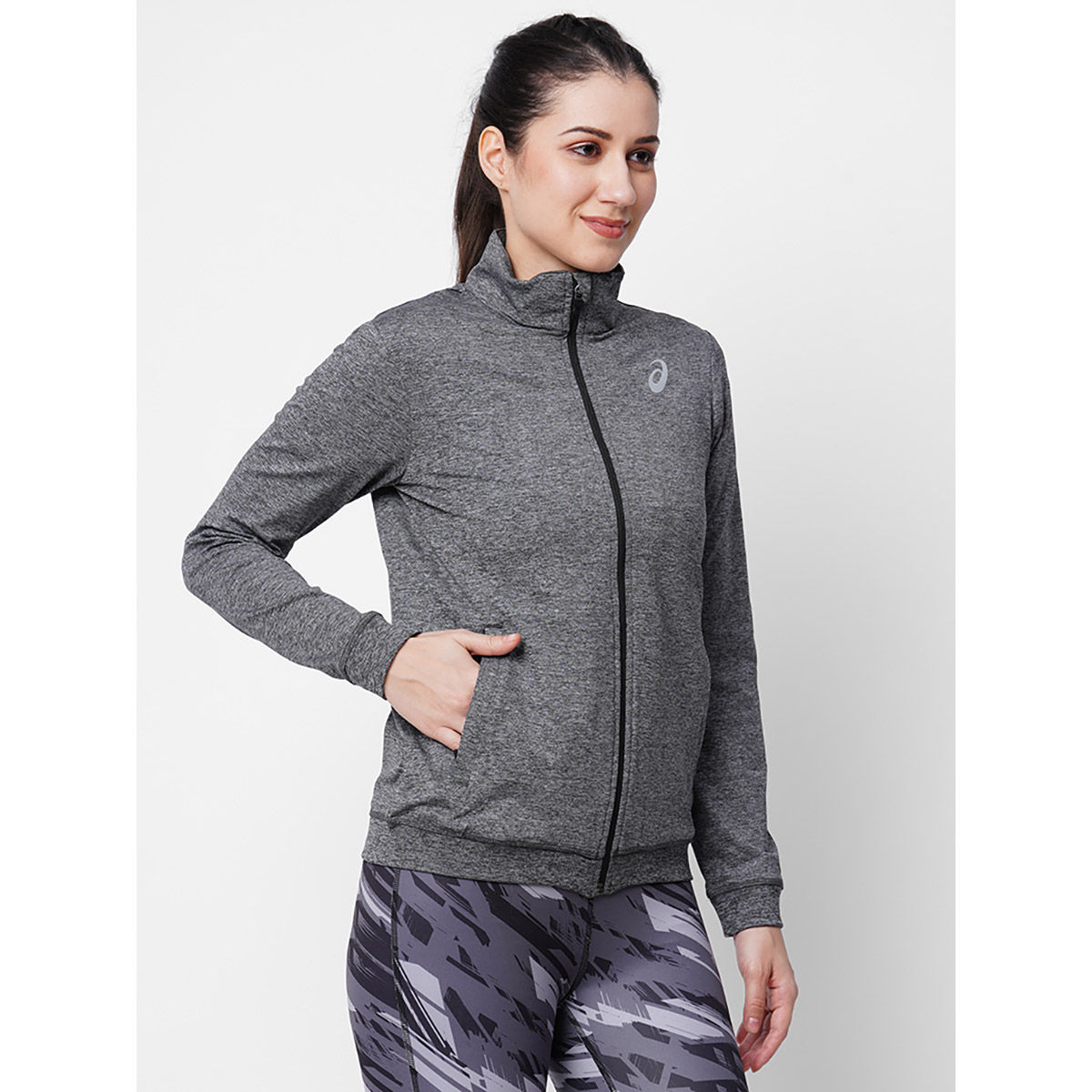 ASICS Heather Grey Womens Jackets: Buy ASICS Heather Grey Womens Jackets Online at Best Price in ...