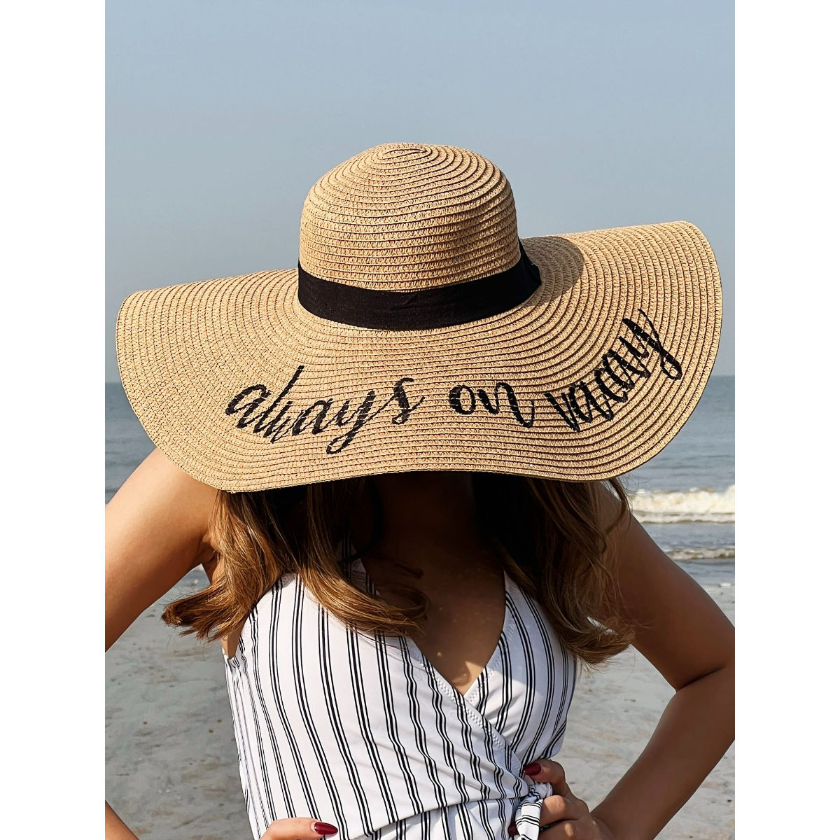 Buy Pipa Bella by Nykaa Fashion Always on vacay mood Hat Online