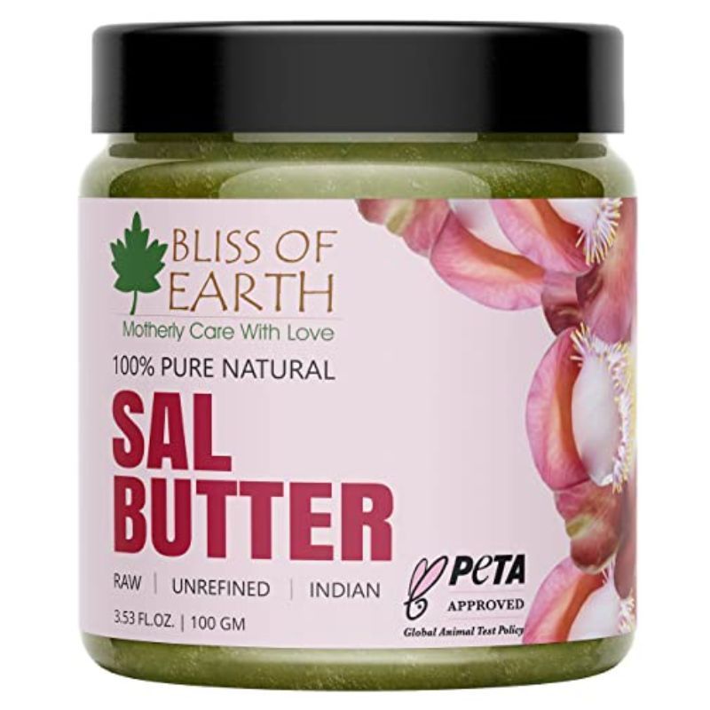 Bliss Of Earth 100% Pure Natural Sal Butter Jar - Raw & Unrefined: Buy ...