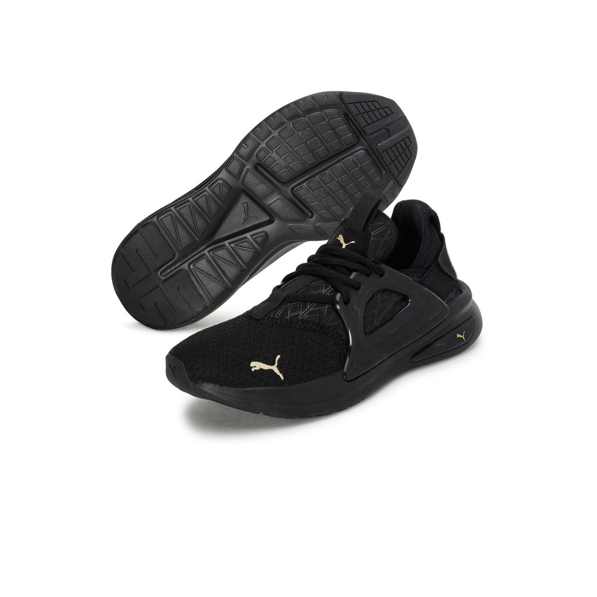 Buy Puma Softride Enzo Evolve Metallic Women Black Running Shoes Online