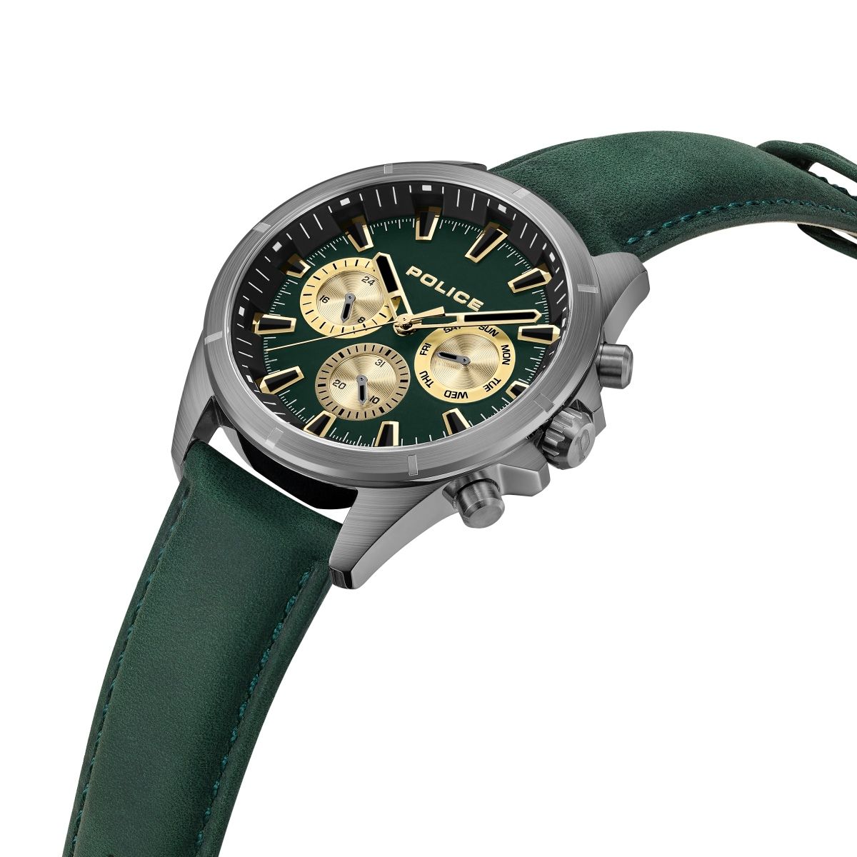 Buy Police PLPEWJF0005801 Green Dial Analog Watch For Men Online