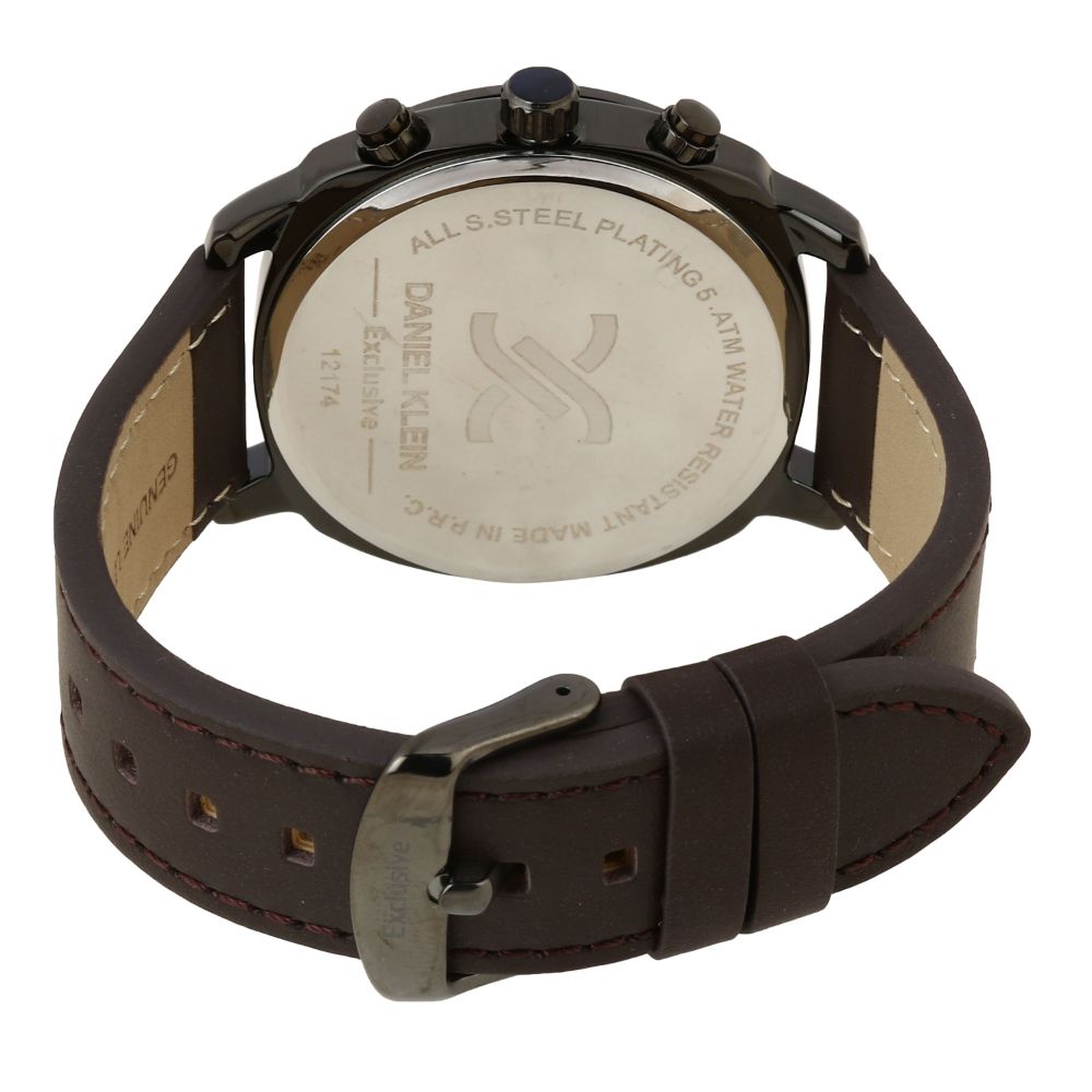 Daniel Klein Exclusive Men Grey Watch: Buy Daniel Klein Exclusive Men ...