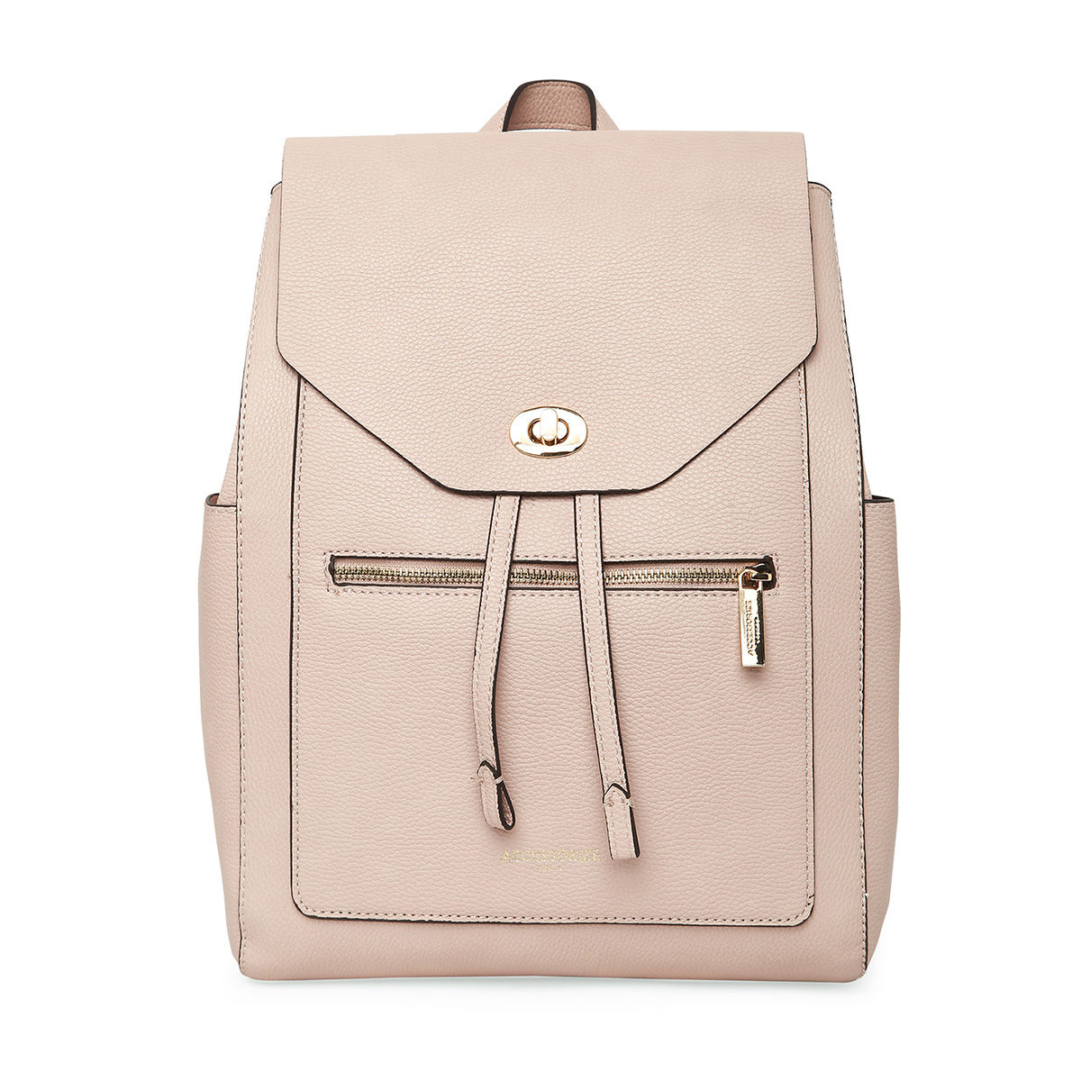 Buy Accessorize London Womens Faux Leather Pink Nikki Backpack Online