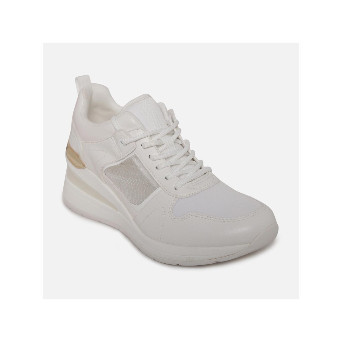 Aldo Solid White Sneakers: Buy Aldo Solid White Sneakers Online at Best ...