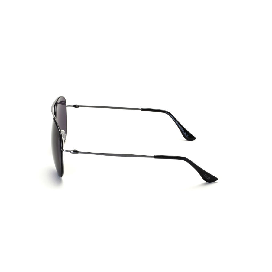 Buy French Connection Blue Lens Aviator Sunglass Full Rim Metallic ...