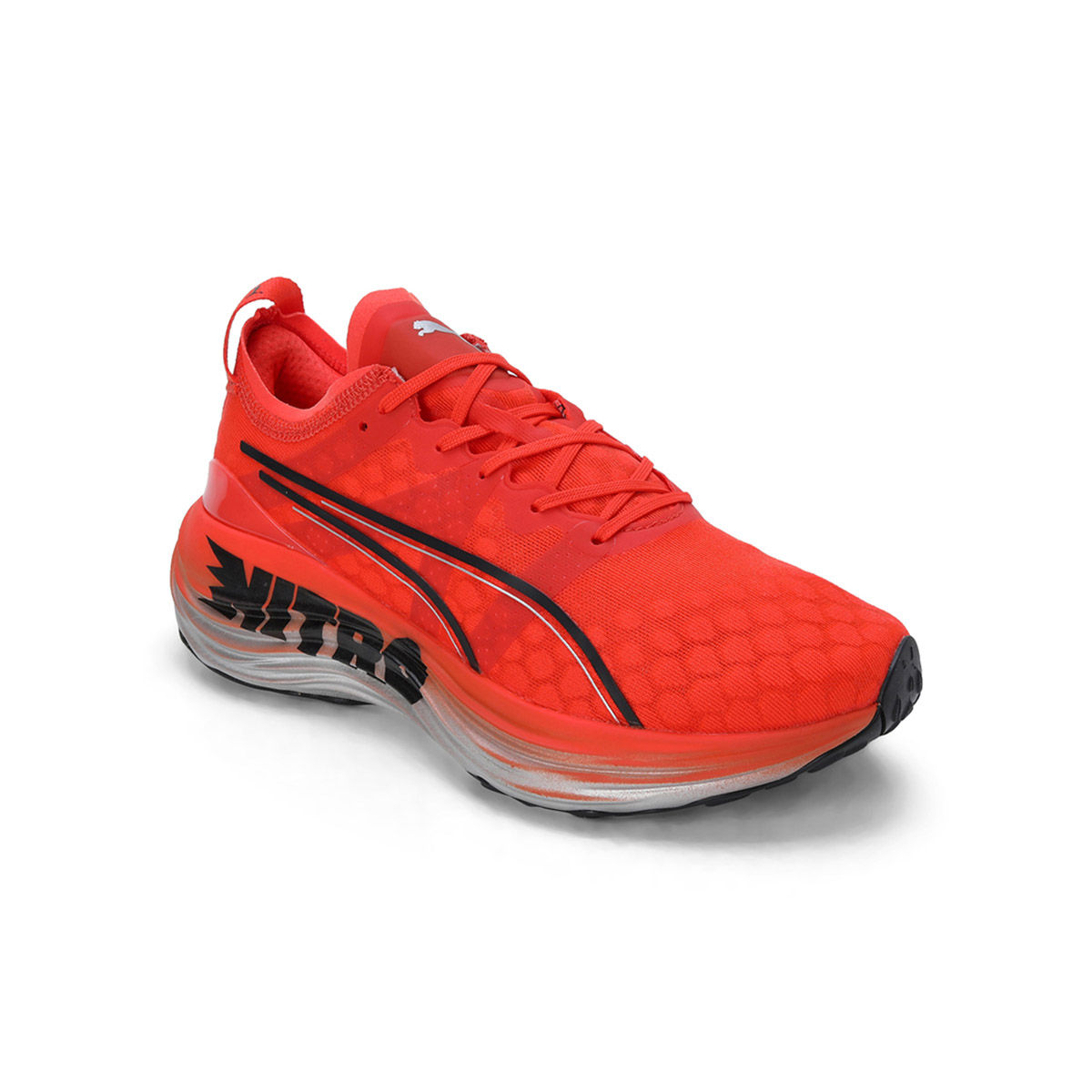 Buy Puma ForeverRun Nitro Silver Womens Red Running Shoes Online