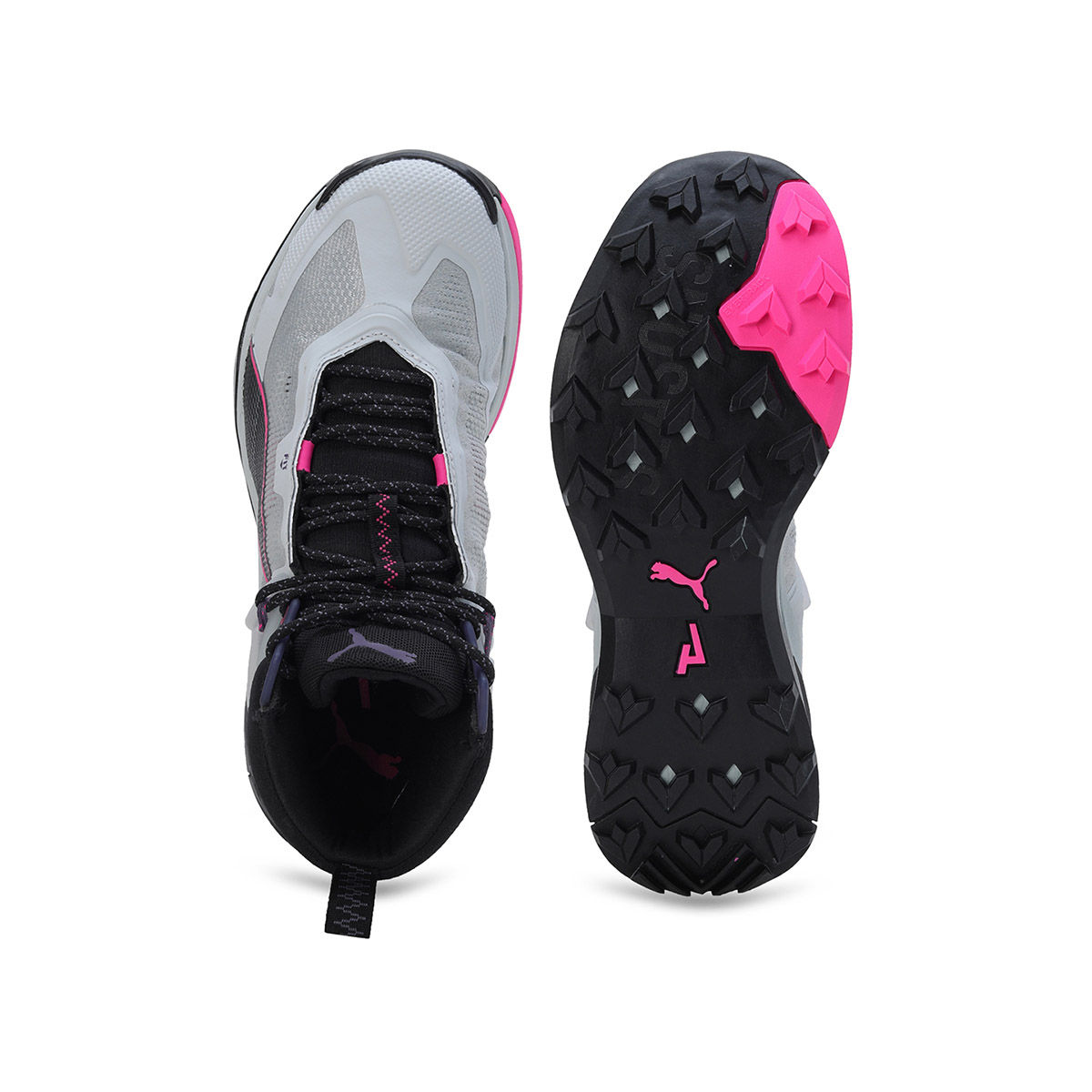 Buy Puma Explore NITRO Mid GTX Womens Gray Running Shoes Online