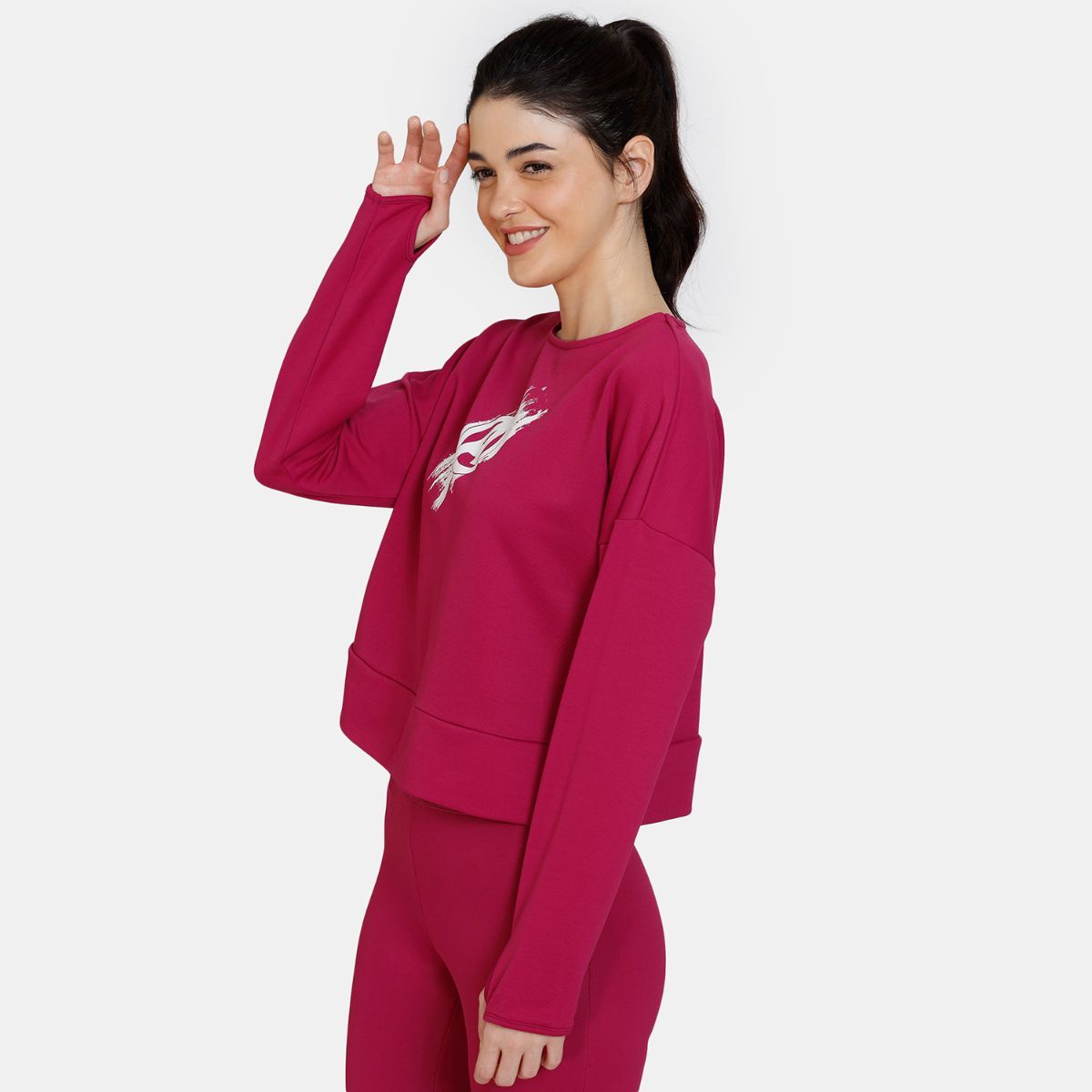 Zivame Zelocity Relaxed Top - Baton Rouge -Magenta: Buy Zivame Zelocity ...