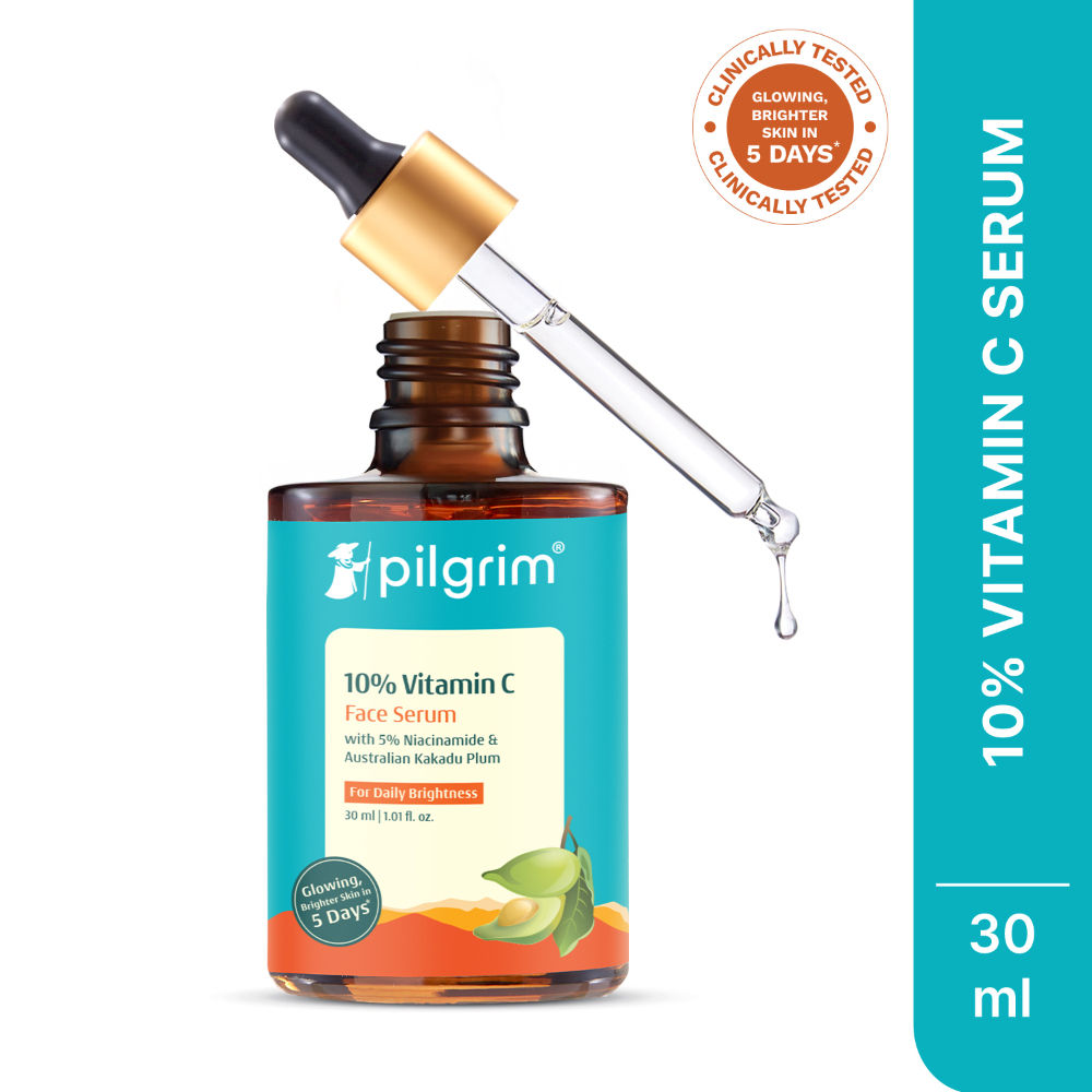 Buy Pilgrim 10% Vitamin C Face Serum For Daily Brightness Online