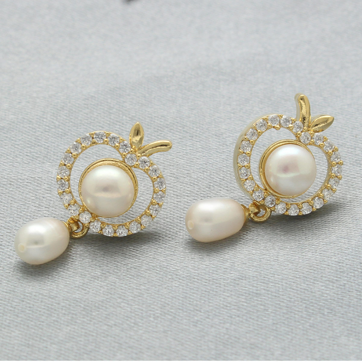 Jagdamba pearls earrings store